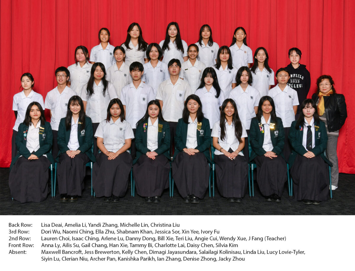Chinese Group – Lynfield Yearbooks 2023