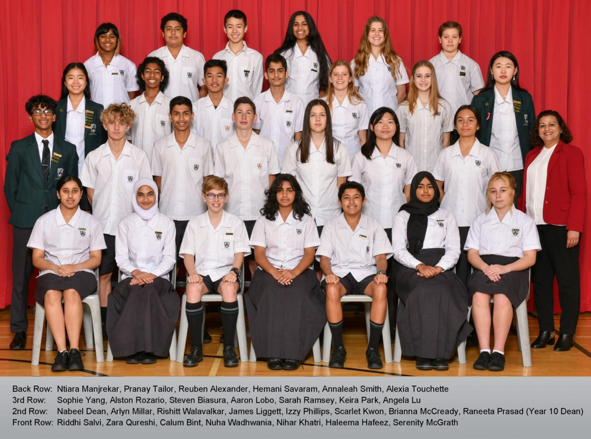 Form Representatives Year 10 – 2021 Lynfield College Yearbook