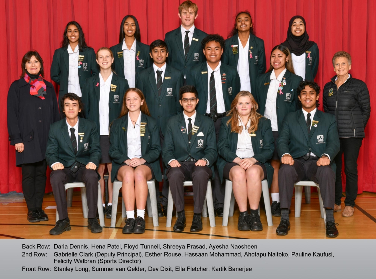 House Captians – 2021 Lynfield College Yearbook