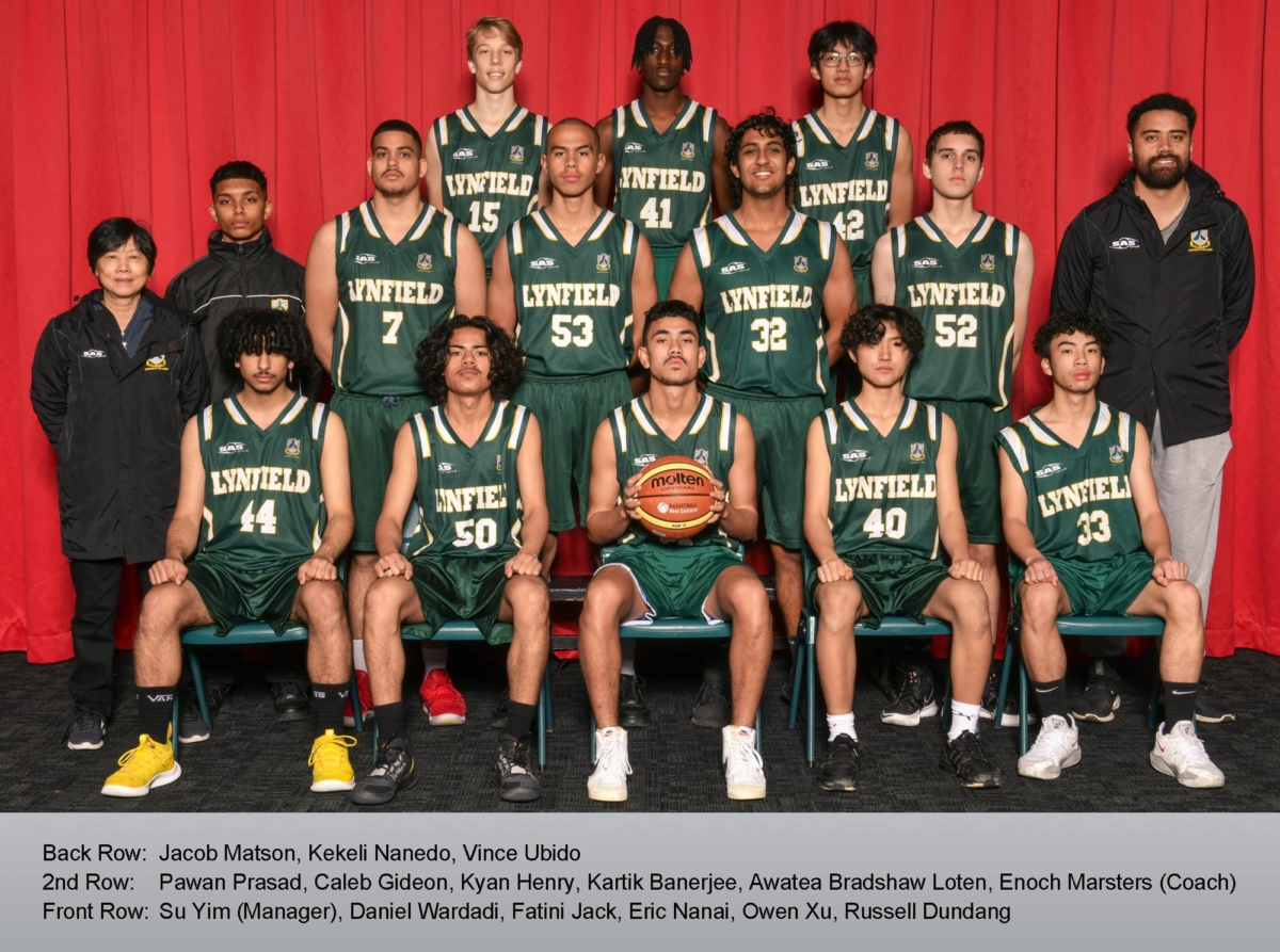 Basketball U17 Boys – 2021 Lynfield College Yearbook