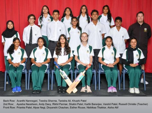 Cricket 1st XI Girls – 2021 Lynfield College Yearbook