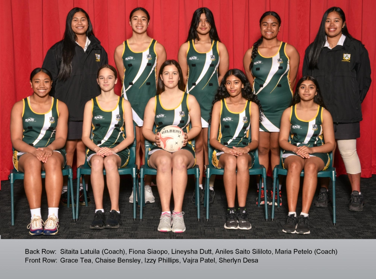 Netball Year 10 Gold – 2021 Lynfield College Yearbook