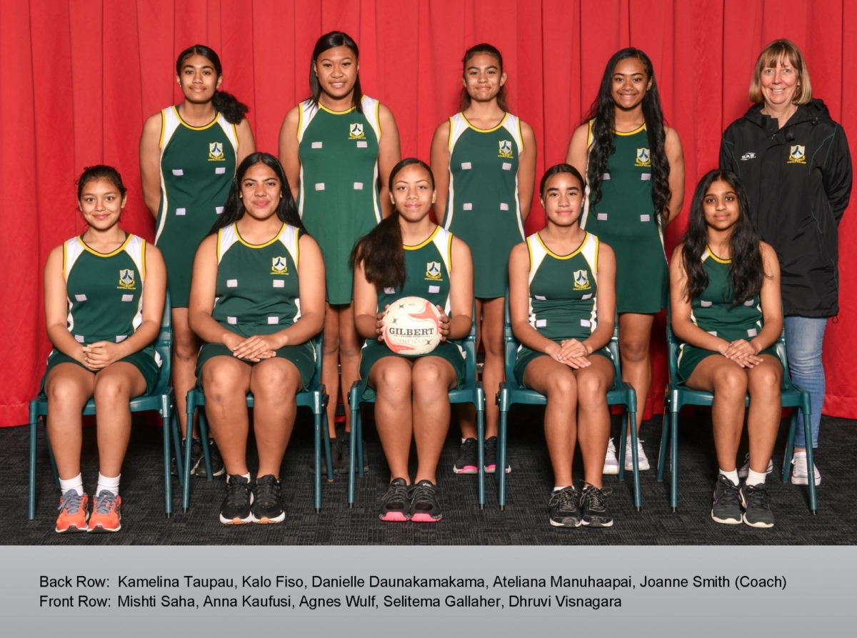Netball Year 9 Gold – 2021 Lynfield College Yearbook