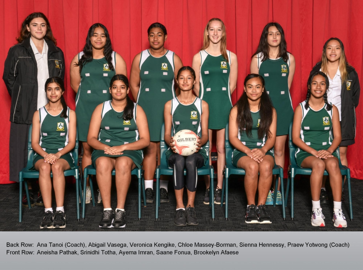 Netball Year 9 White – 2021 Lynfield College Yearbook