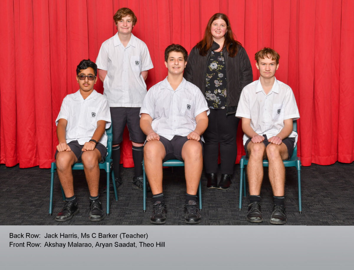 Robotics Junior – 2022 Lynfield College Yearbook