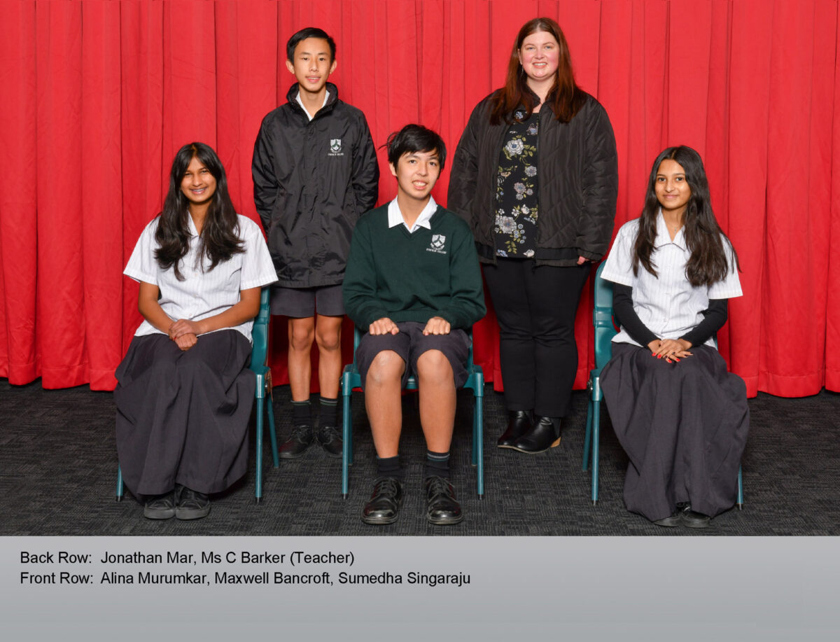 Robotics Junior – 2022 Lynfield College Yearbook