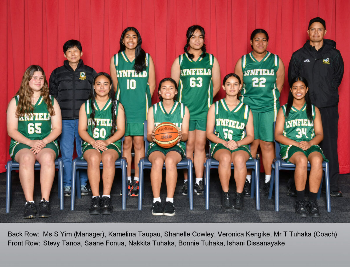 Basketball Junior Girls – 2022 Lynfield College Yearbook