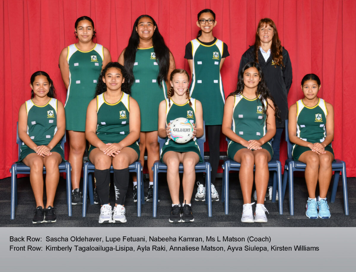 Netball 9 Gold – 2022 Lynfield College Yearbook