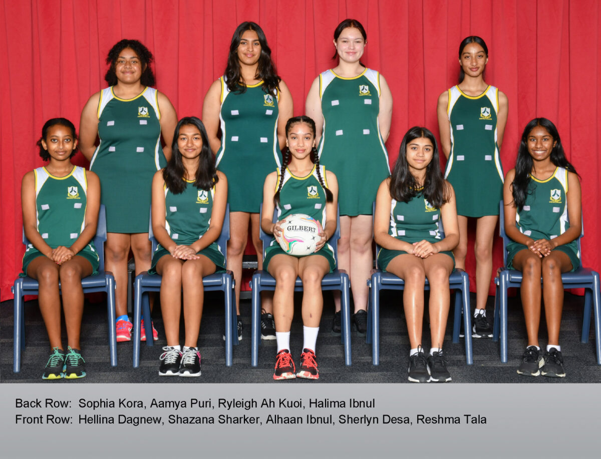 Netball Senior Gold – 2022 Lynfield College Yearbook