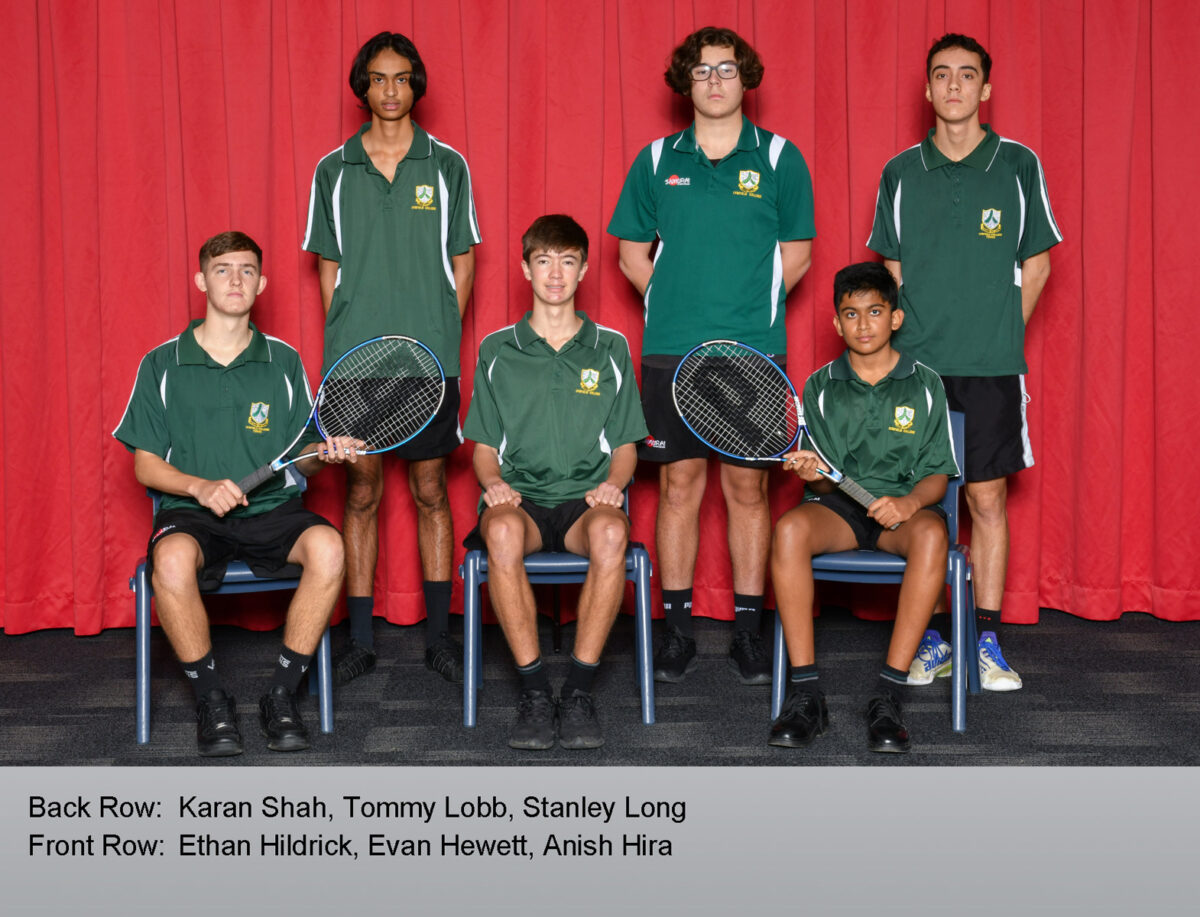 Tennis A3 Boys – 2022 Lynfield College Yearbook