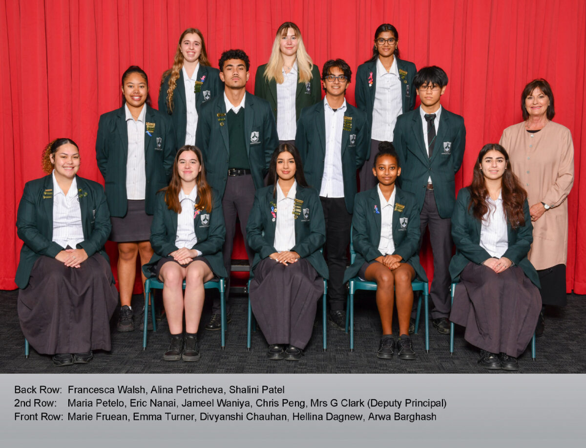 Academic Captains – 2022 Lynfield College Yearbook