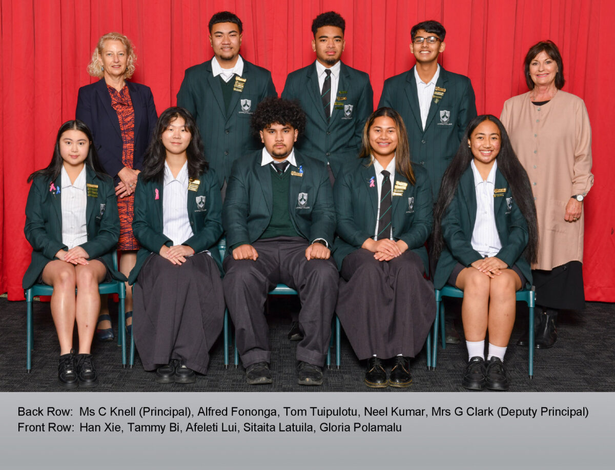 Student Executive Year 13 Informal – 2022 Lynfield College Yearbook