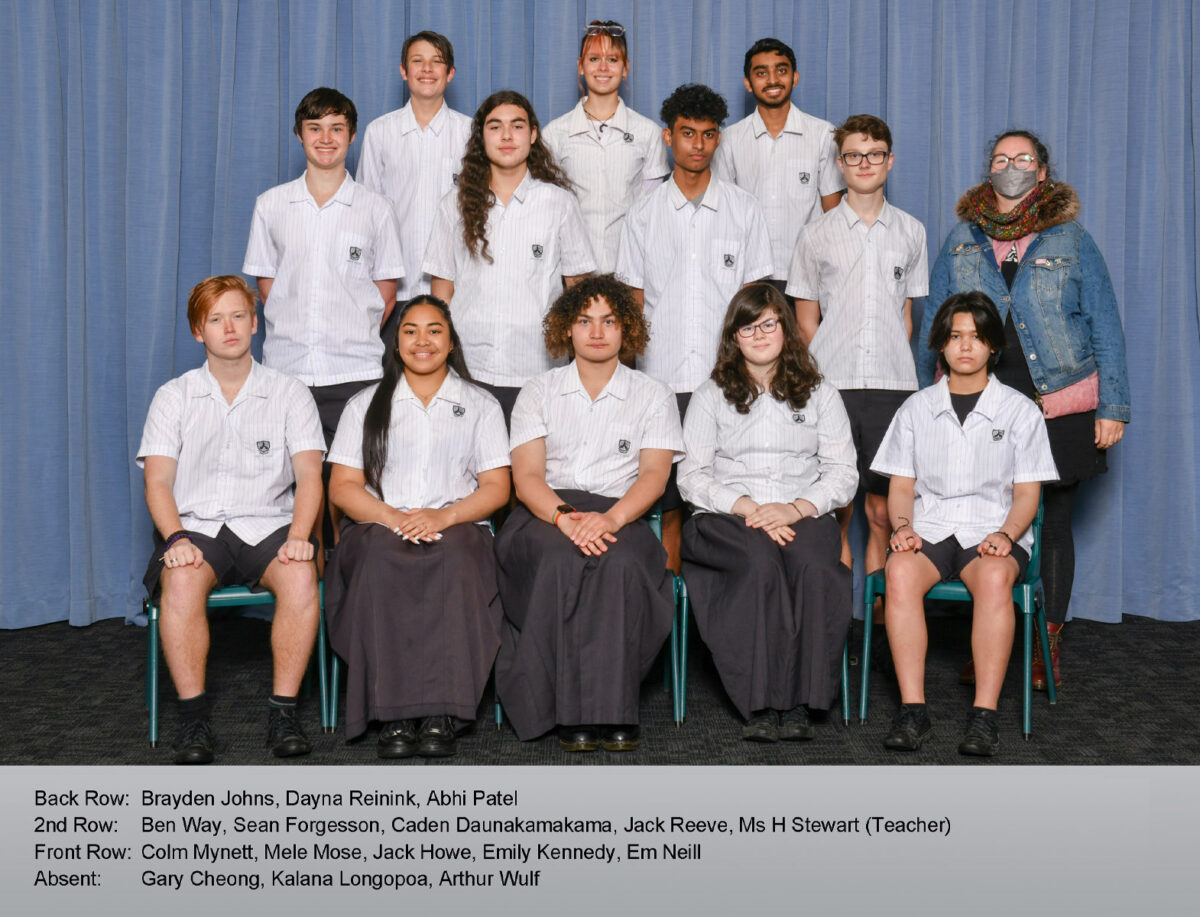 Year 12 ALP – 2022 Lynfield College Yearbook