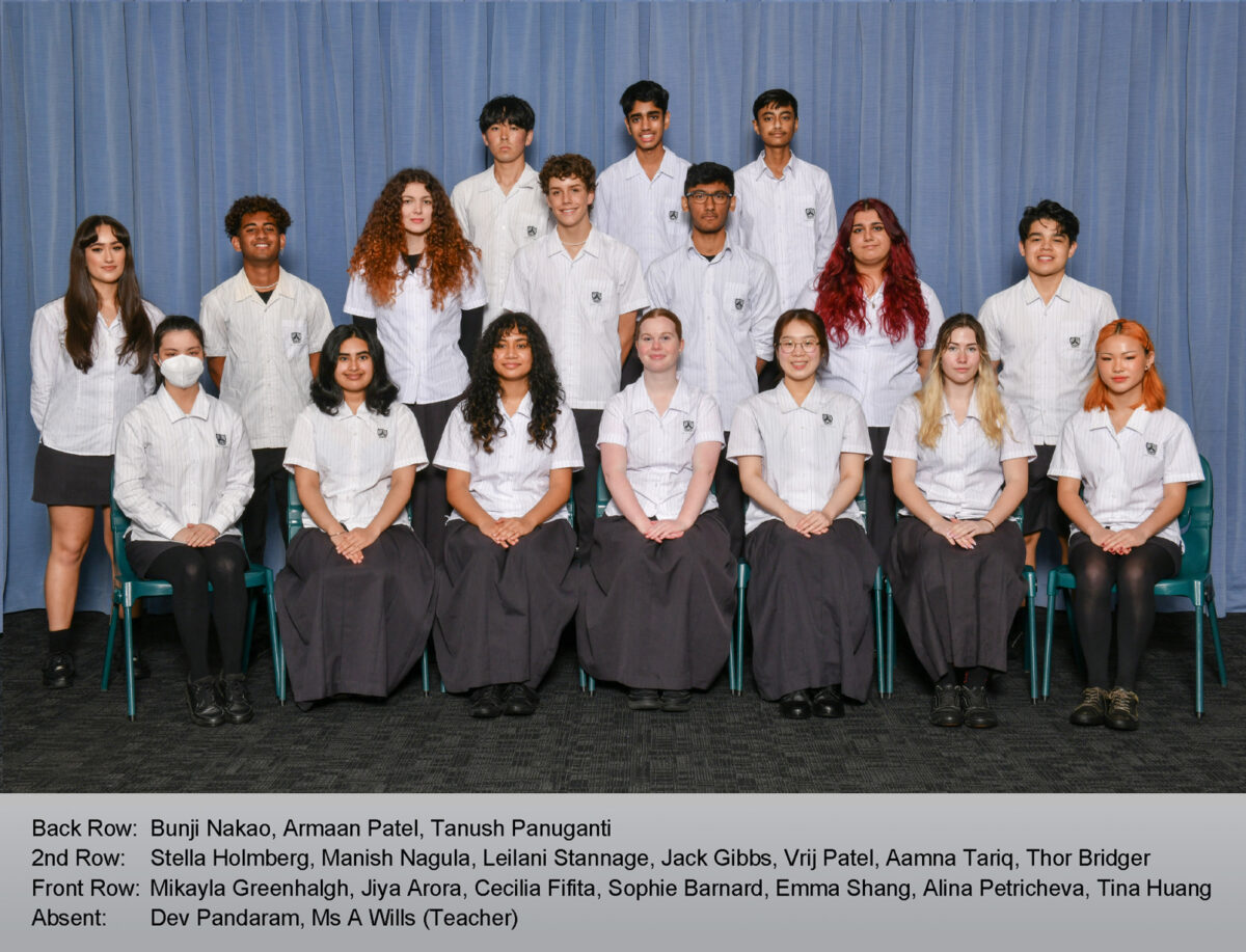 Year 13 WIS – 2022 Lynfield College Yearbook