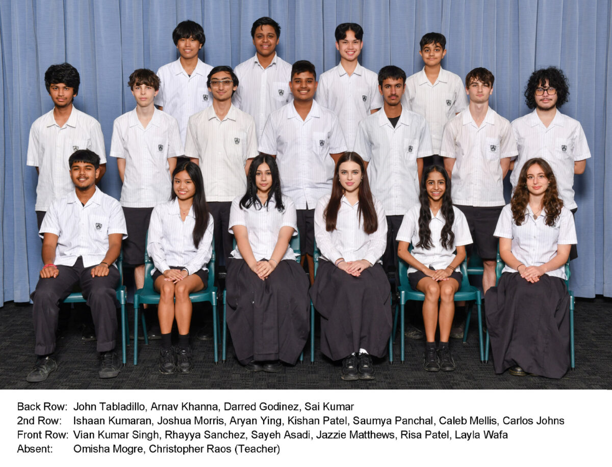 Year 12 RAS – Lynfield Yearbooks 2023